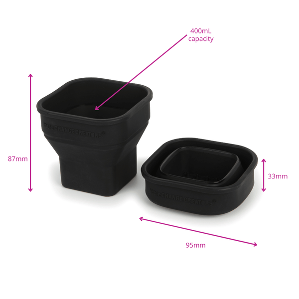Re-CRAFT-able™ Collapsible Cup - Black - Little Change Creators