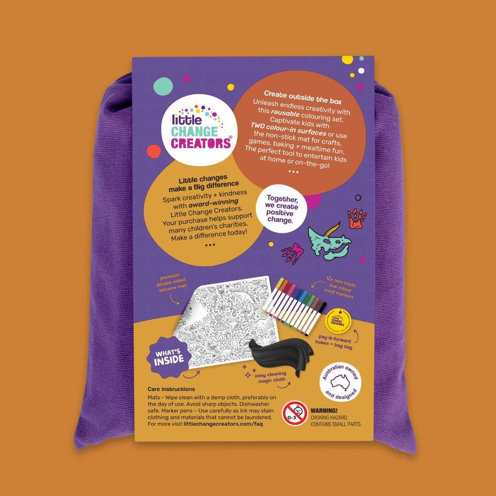 JURASSIC Re-FUN-able™ Colouring Set - Little Change Creators