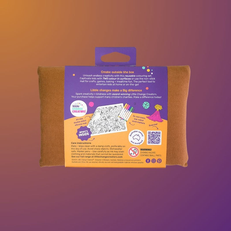 Pocket Reusable Colouring In Sets - Little Change Creators