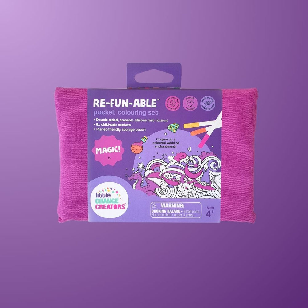 Pocket Reusable Colouring In Sets - Little Change Creators
