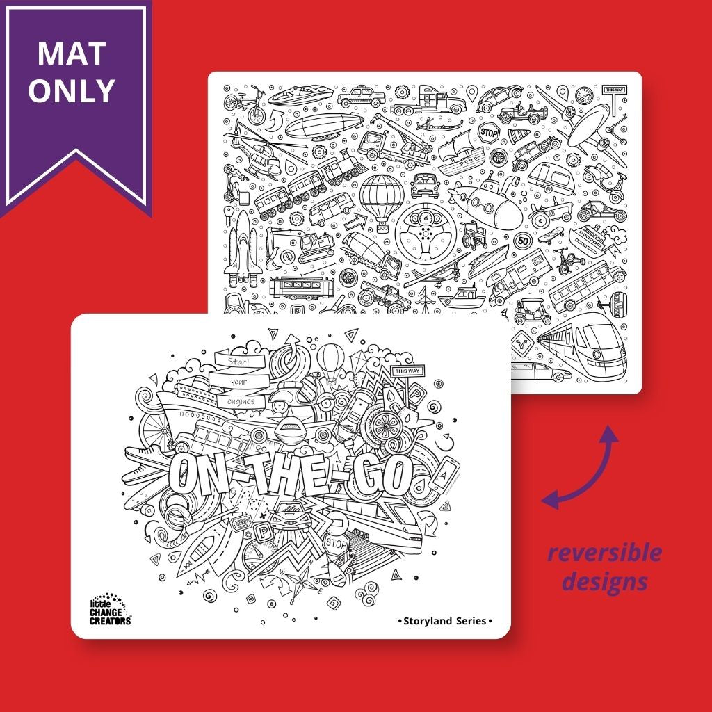 Double-sided Colouring Mats | Little Change Creators