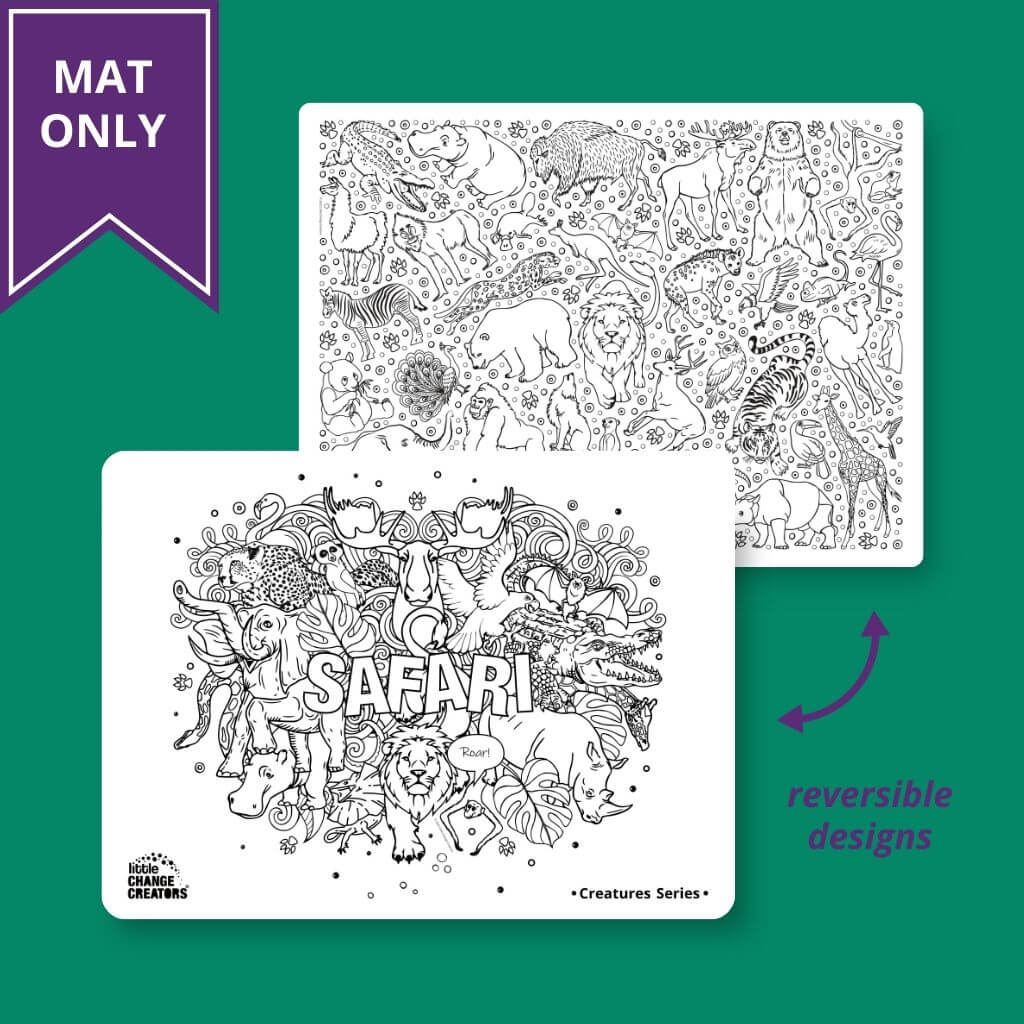 Double-sided Colouring Mats | Little Change Creators