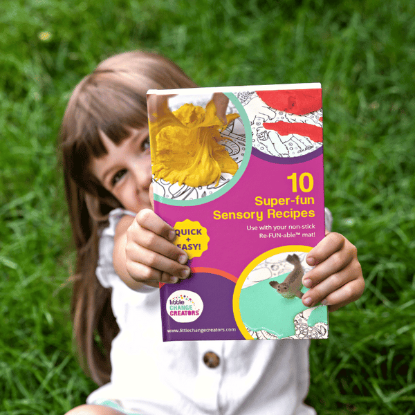 FREE Recipe Book: 10 Super-fun Sensory Recipes - Little Change Creators