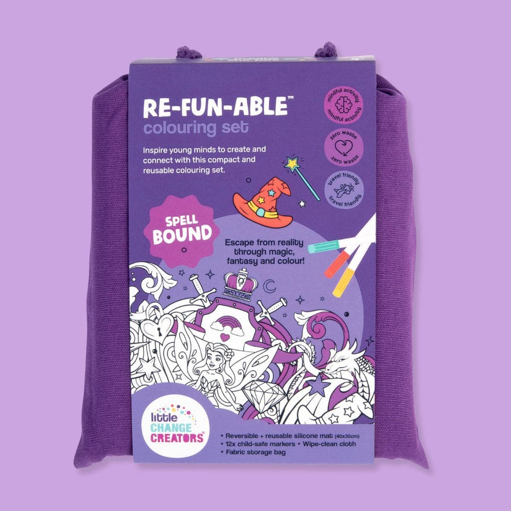 Re-FUN-able™ Reusable Silicone Colouring Packs - Little Change Creators