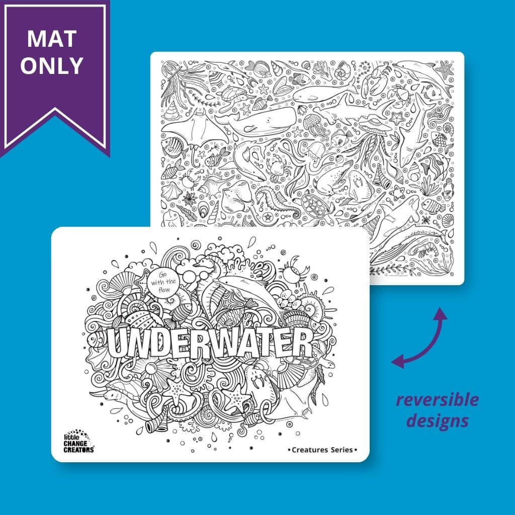 Double-sided Colouring Mats | Little Change Creators