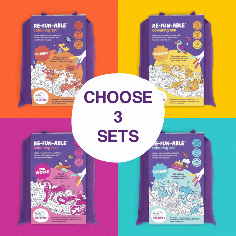 VALUE PACKS | Colour & drawing kits for kids - Little Change Creators