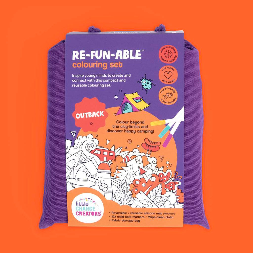 REUSABLE Colouring Sheets for Kids | Little Change Creators