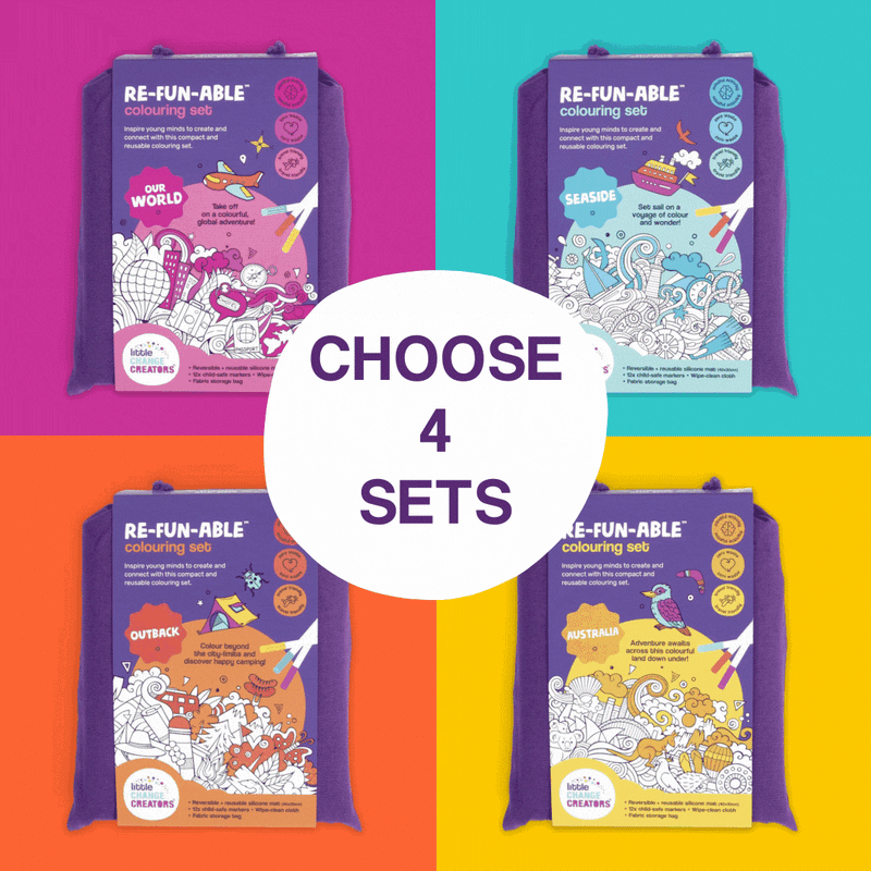 VALUE PACKS | Colour & drawing kits for kids - Little Change Creators